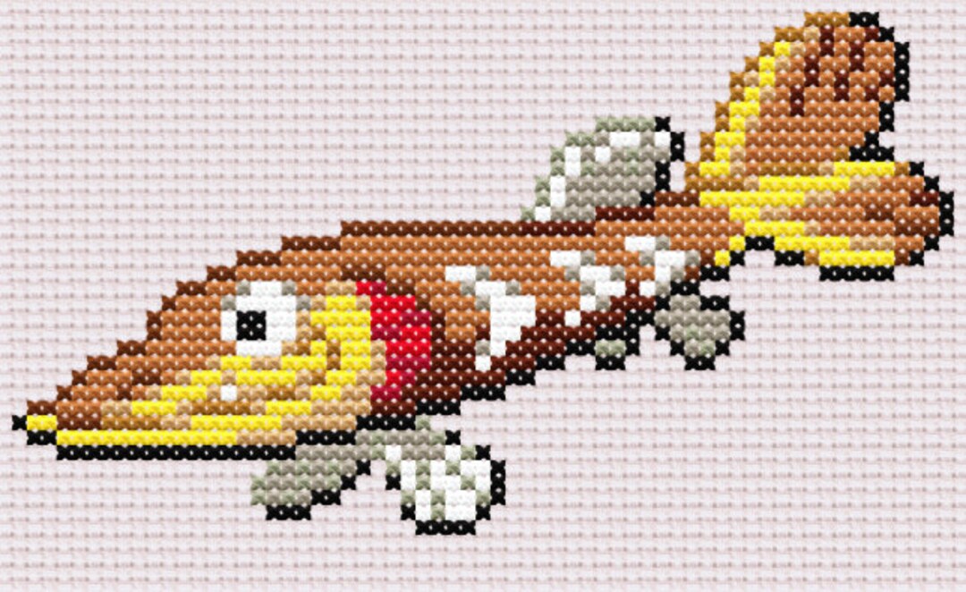 Pokemon Arrokuda Cross Stitch Pattern - Etsy