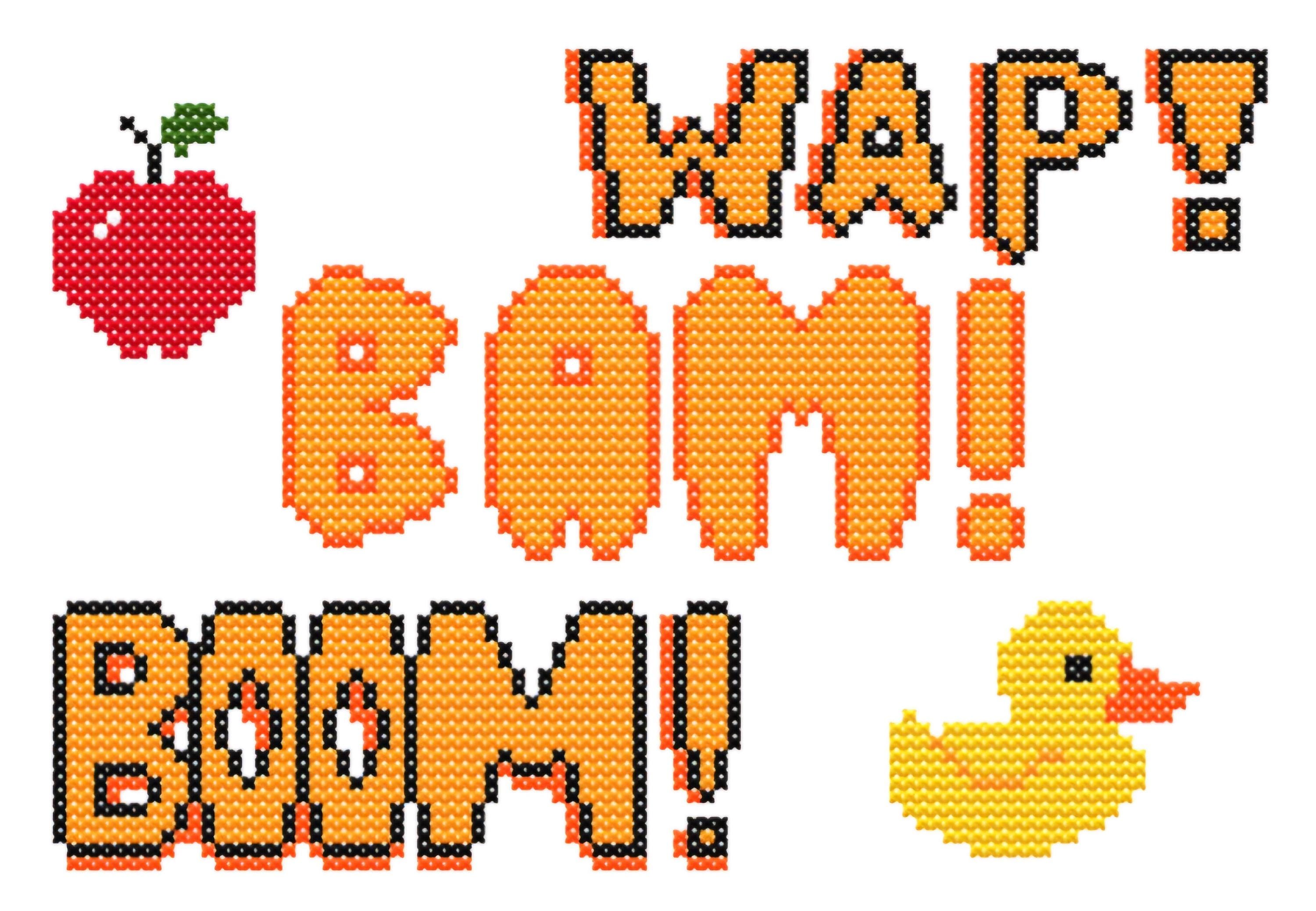 Hazbin Hotel Cross Stitch Pattern, Wap! Bam! Boom! - Etsy