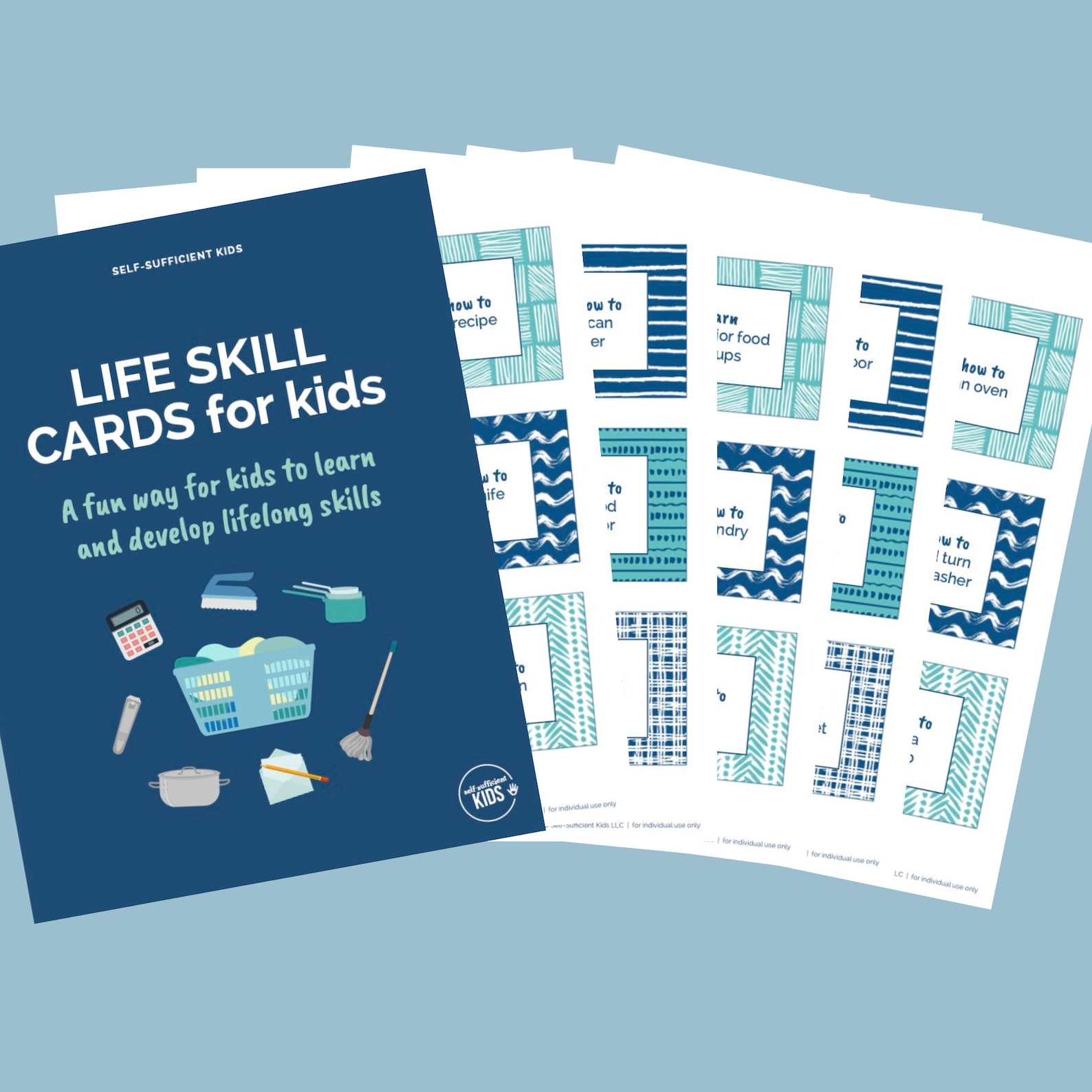 81 Life Skills Cards for Kids - Etsy