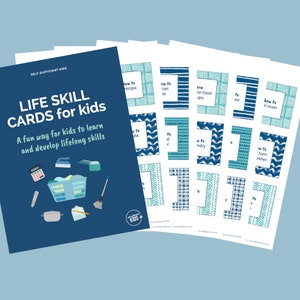 81 Life Skills Cards for Kids - Etsy