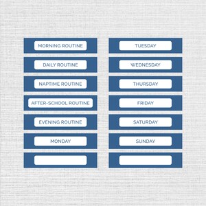 Editable 70 Routine Cards for Kids, Printable Daily Routine, Toddler ...