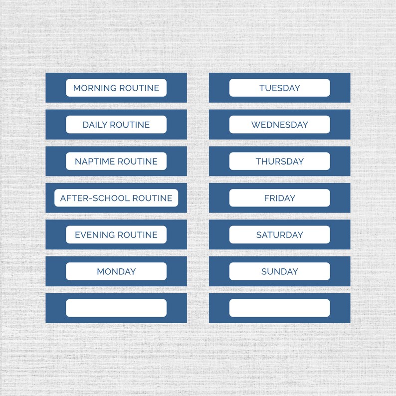 Editable 70 Routine Cards for Kids, Printable Daily Routine, Toddler ...