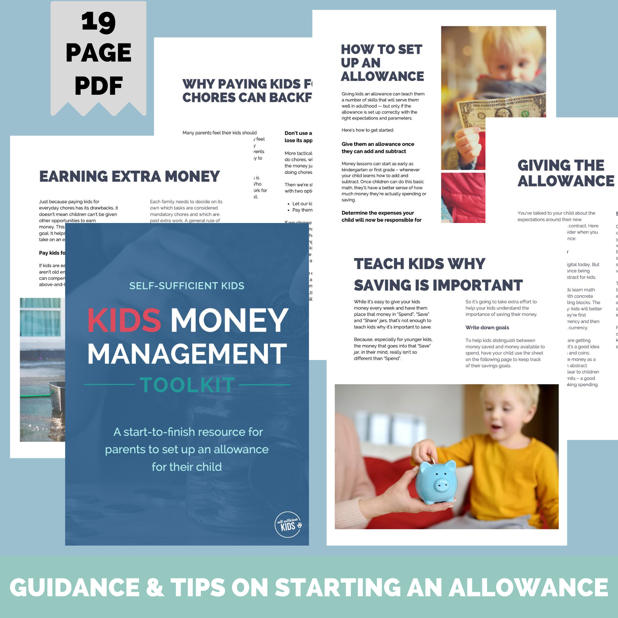 Kids Money Management and Allowance Toolkit - Etsy