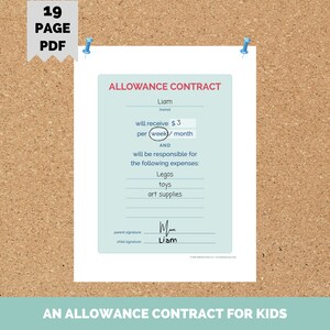 Kids Money Management and Allowance Toolkit - Etsy
