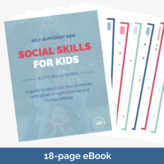 Social Skills for Kids: A Life Skills Series - Etsy