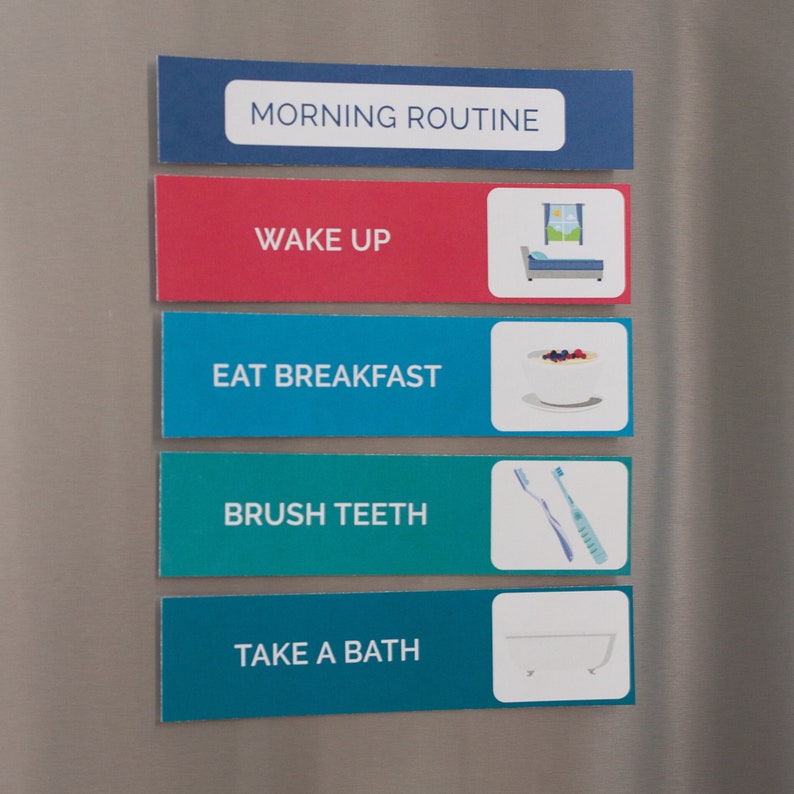Editable 70 Routine Cards for Kids, Printable Daily Routine, Toddler ...