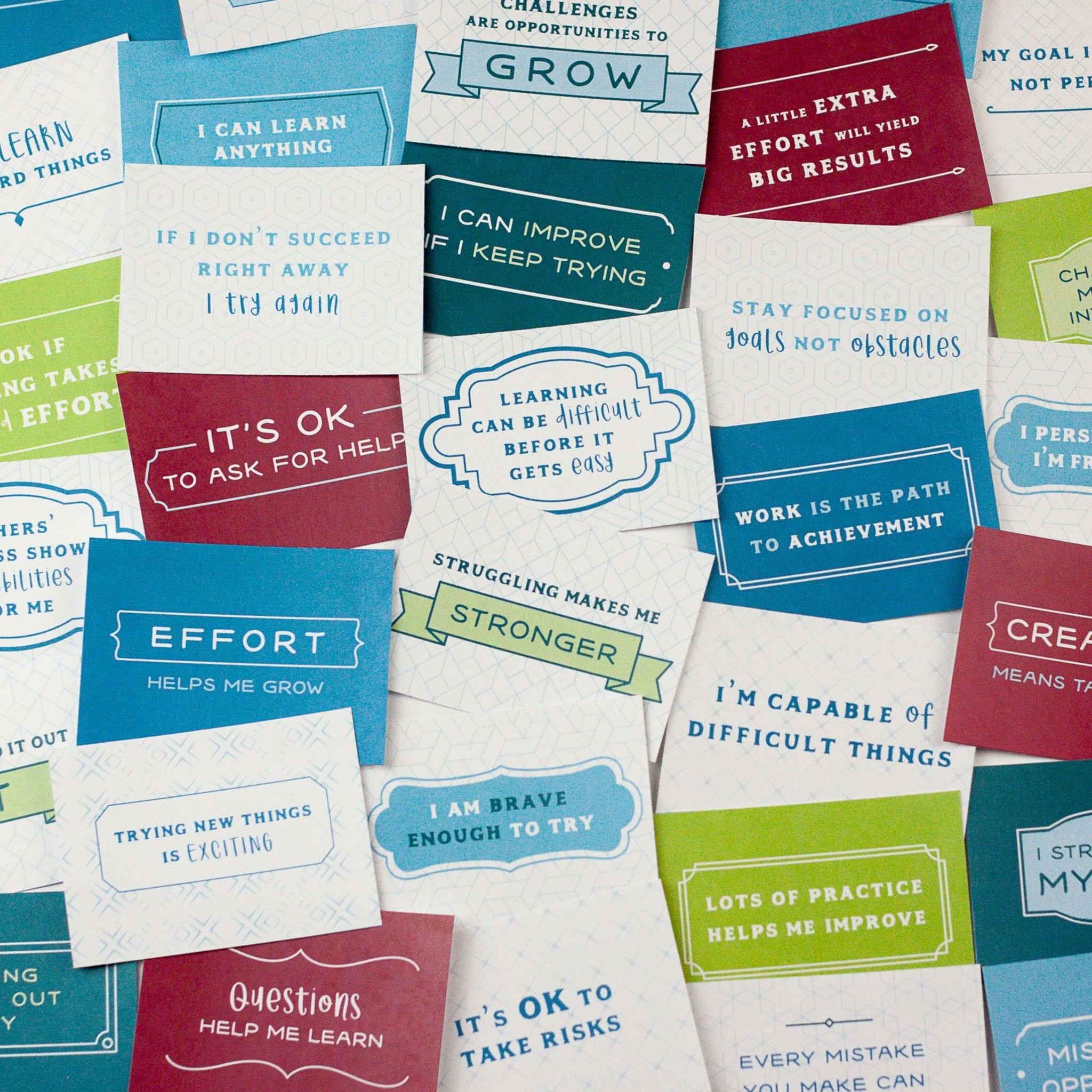 Growth Mindset Affirmation Cards for Kids – Printable - Etsy