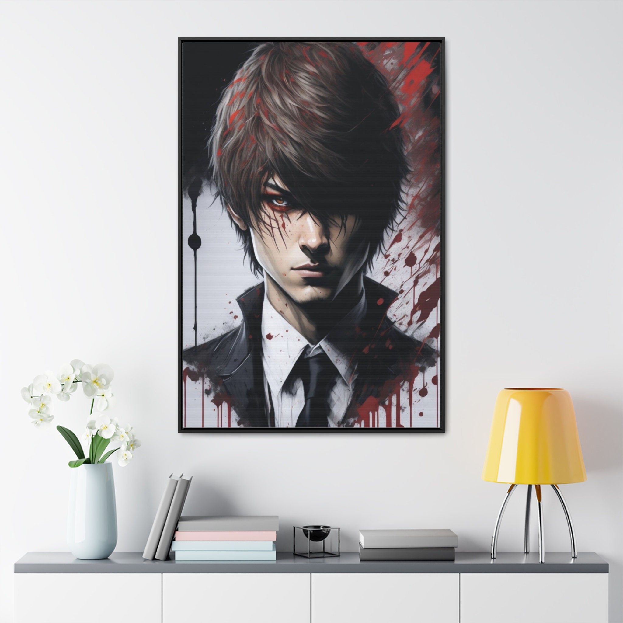 PRINTABLE Light Yagami Wall Art/poster Death Note Inspired - Etsy