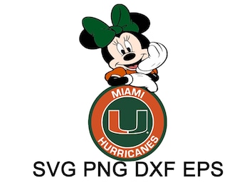 Miami hurricanes svg | Etsy