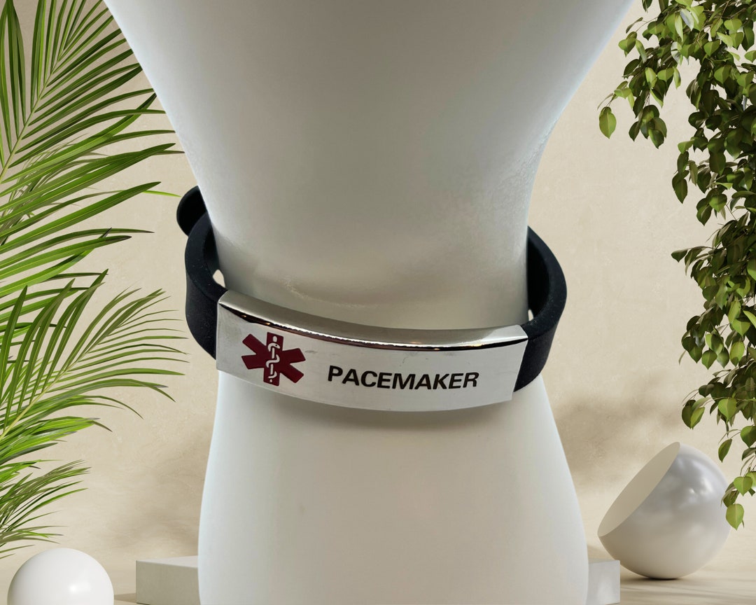 Pacemaker Bracelet Silicone Band Personalized Gift | Unisex Adjustable ...