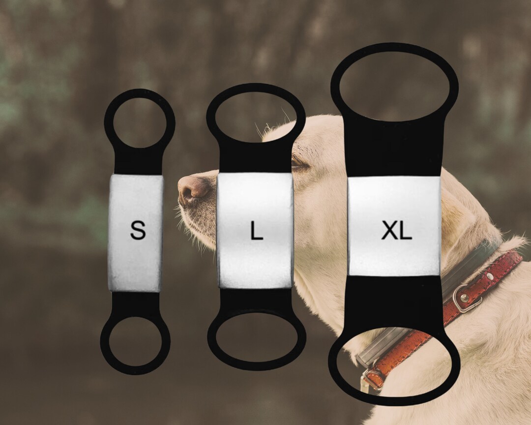 Dog Tags Personalized With Silicone Band - Dog Tags for Collar - Slide ...