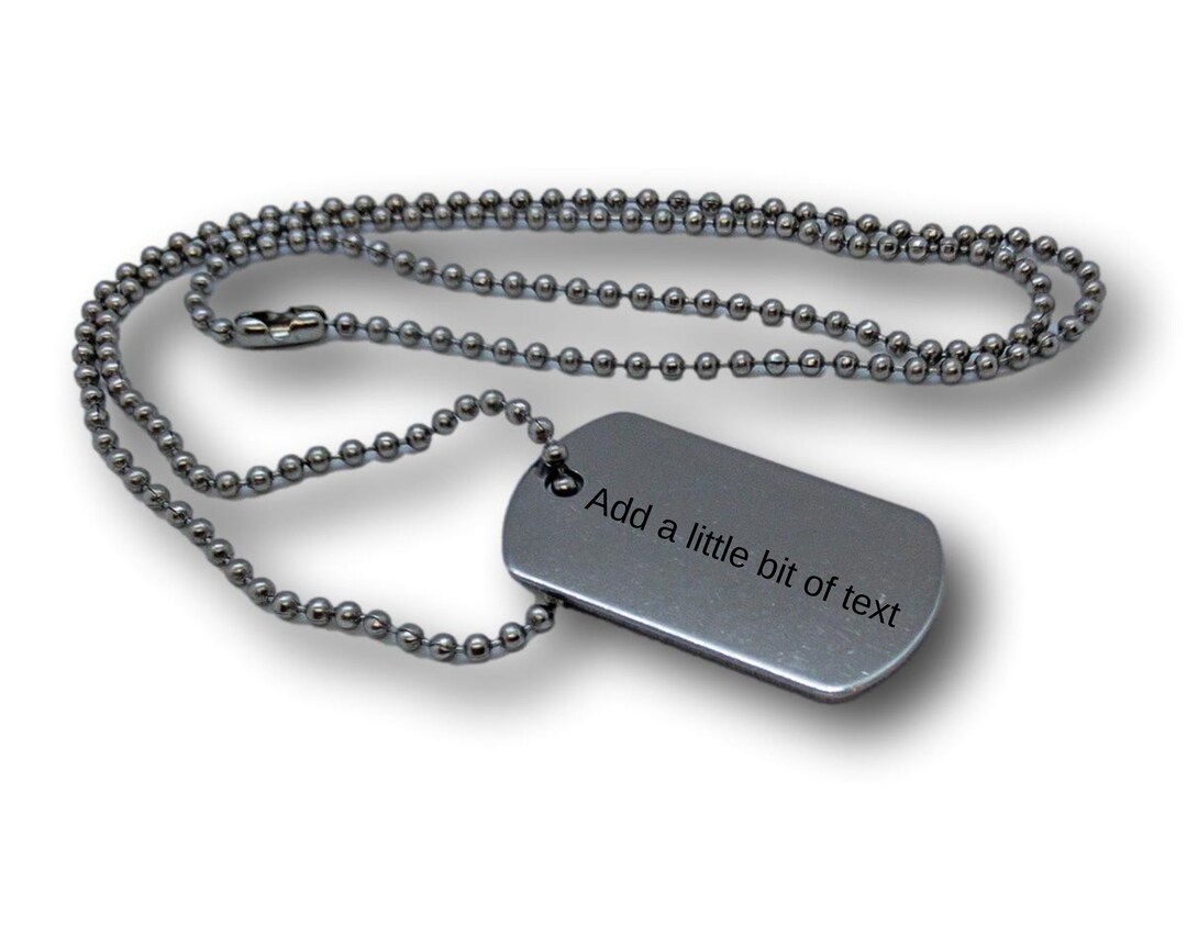 Military Dog Tag Stainless Steel Dog Tag Laser Engraved Dog Tag - Etsy