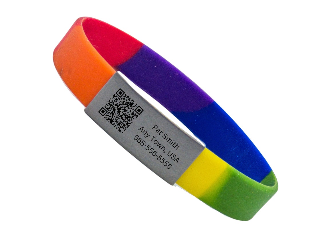 QR Code Medical Alert Wristband, Medical Alert Wristband Powered by ...