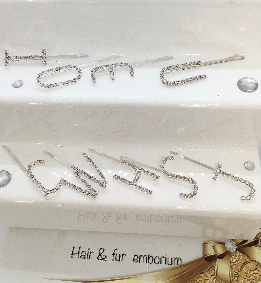 Letter Hair Clip Initial Hair Clip A-Z Hair Pin Alphabet Fringe Hair ...