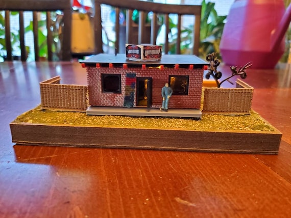 HO Scale Last Resort Bar - Etsy