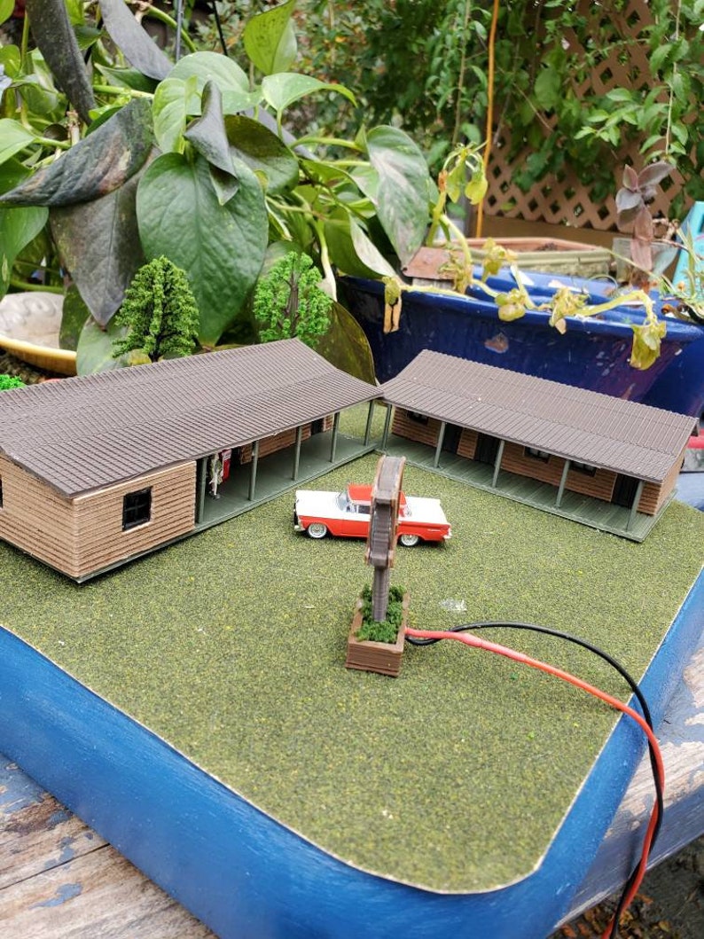 HO Scale Bates Motel - Etsy