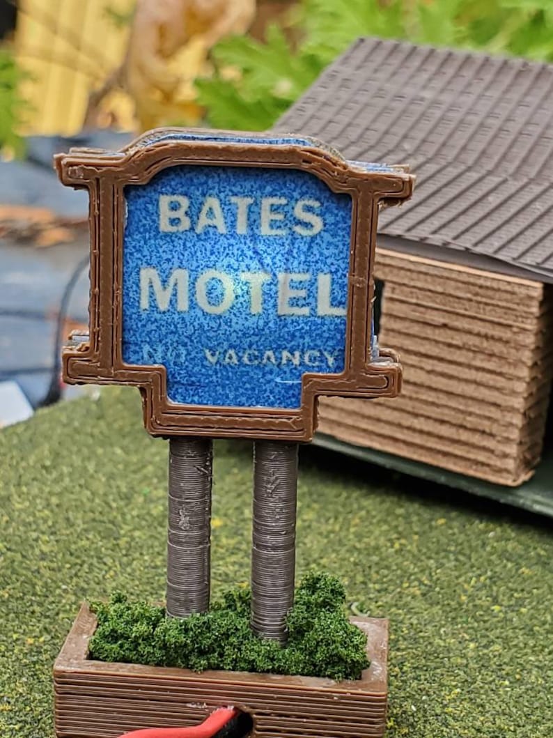 HO Scale Bates Motel - Etsy