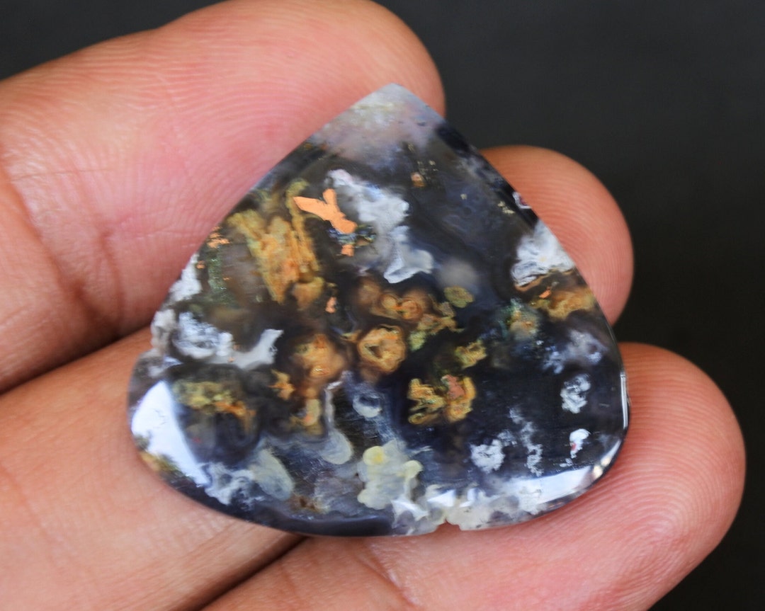 Multicolor Chrysocolla With Native Copper in Chalcedony - Etsy