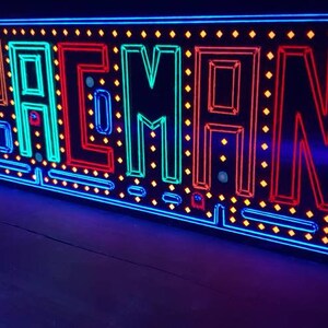 Tableau pacman string art fluo - Etsy France