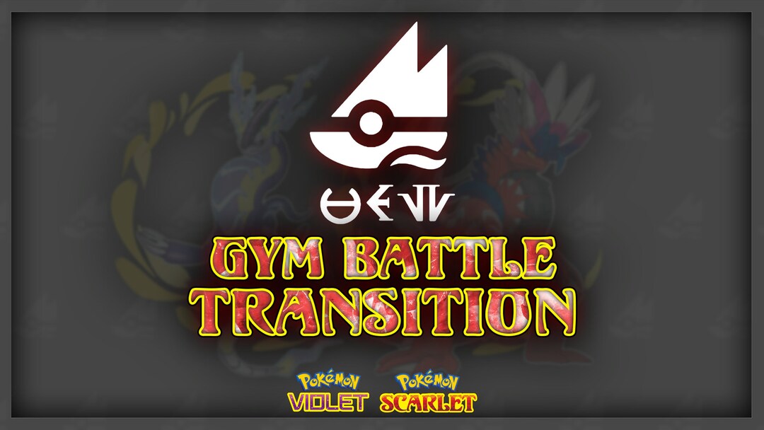 Pokemon Scarlet & Violet Gym Battle Stream Transition for OBS / SLOBS ...