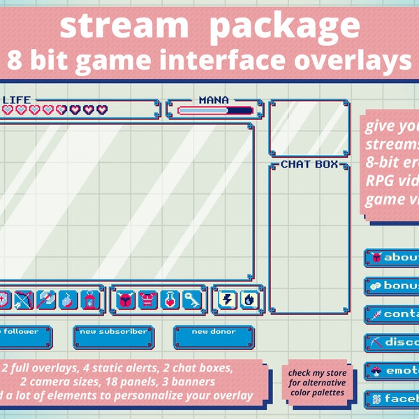Shop Rpg Twitch Overlay - Etsy