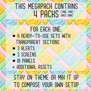 Super Mario Bros & World Stream Overlay Package - Etsy Canada