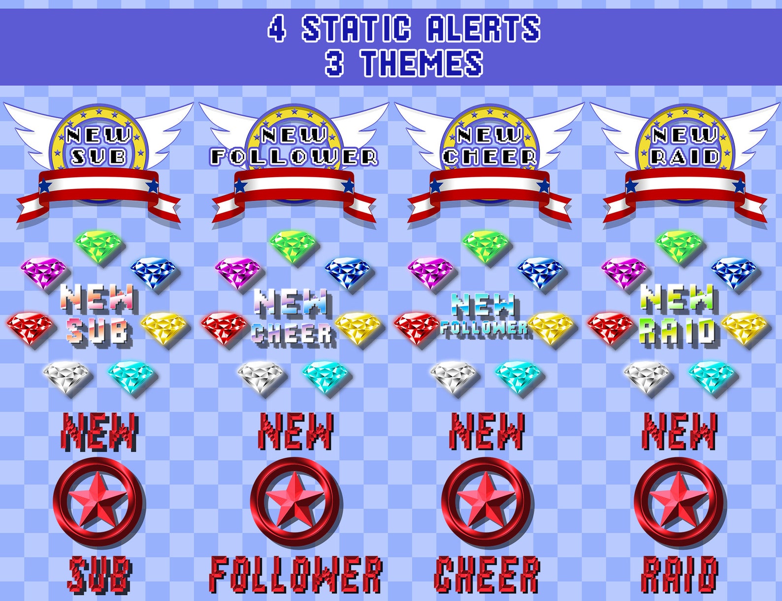 Sonic the Hedgehog Streaming Overlay Package - Etsy