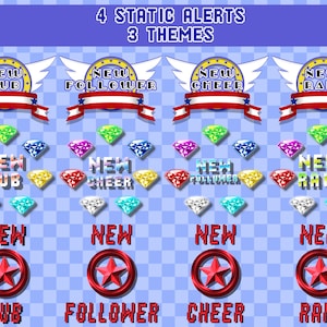 Sonic the Hedgehog Streaming Overlay Package - Etsy