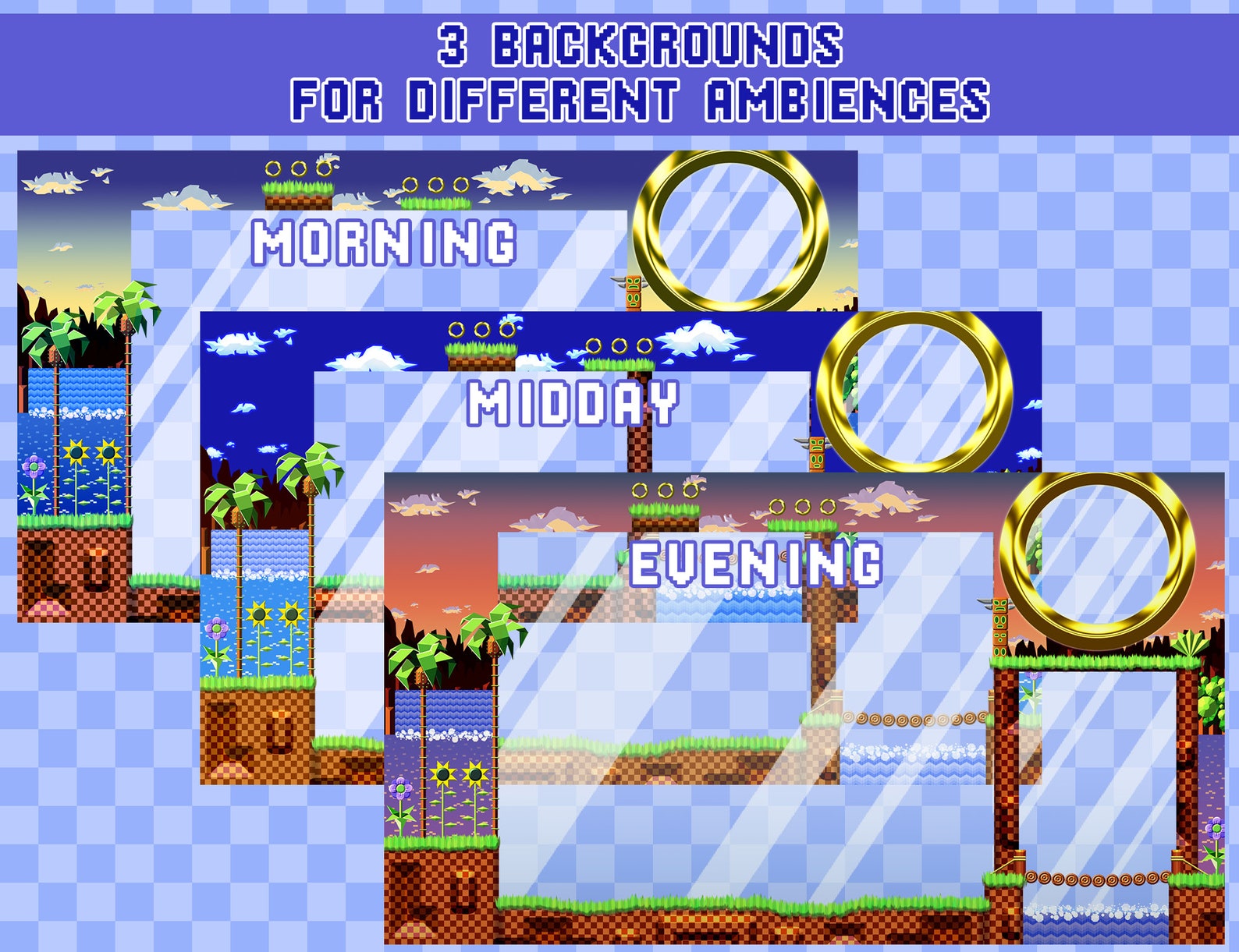 Sonic the Hedgehog Streaming Overlay Package - Etsy