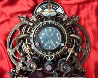 Steampunk Wall Clock to Order From Three Week Free - Etsy UK
