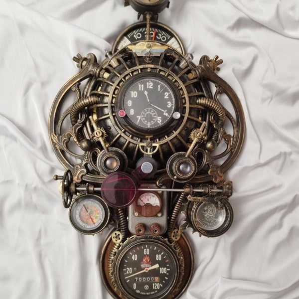 Steampunk Clock - Etsy