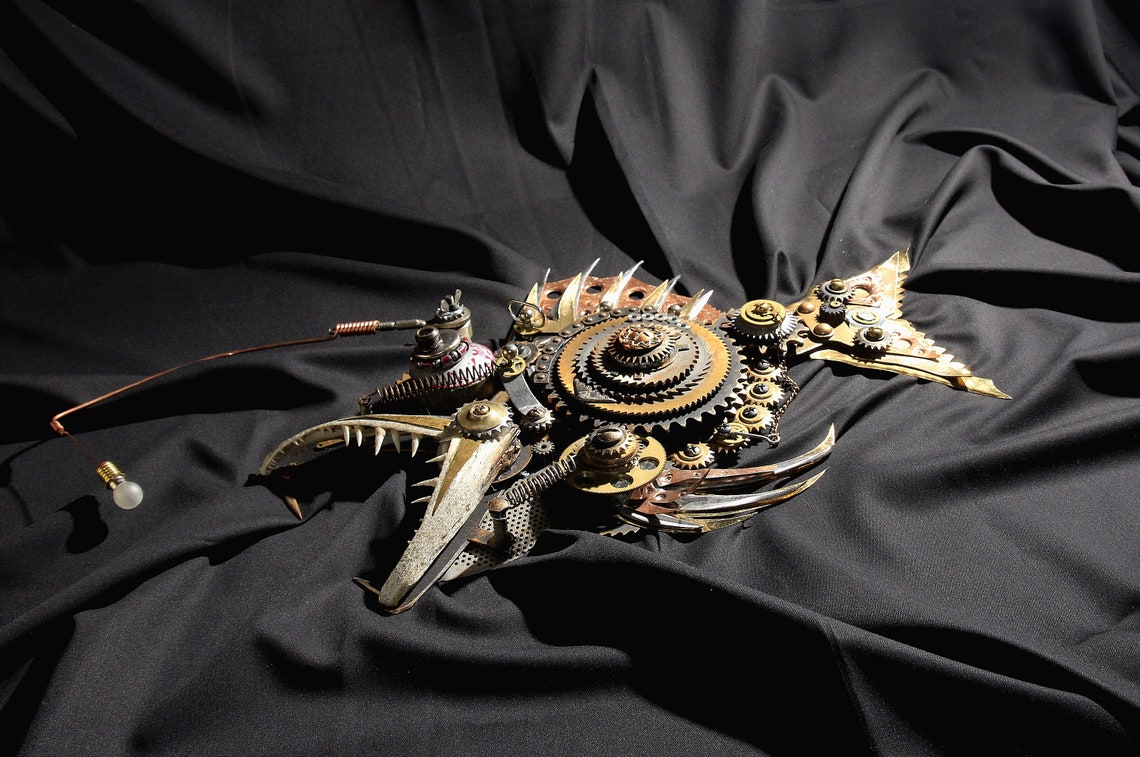 Steampunk Predatory Fish Demon - Etsy