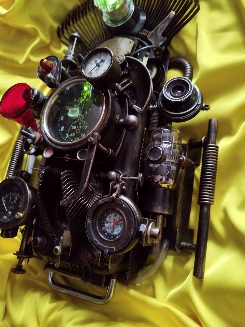 Steampunk Wall Clock to Order, From Three Week Free Delivery - Etsy