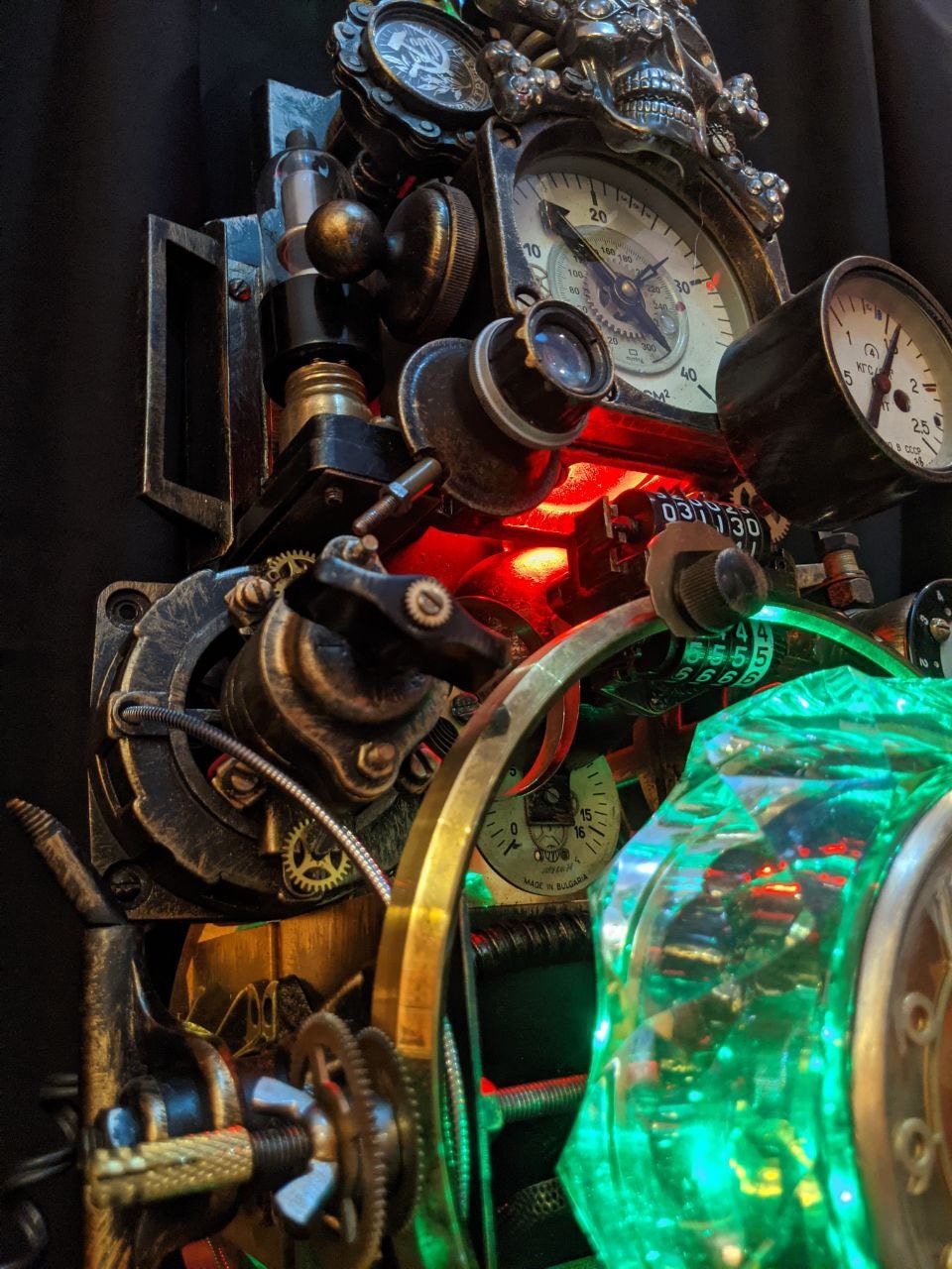 Steampunk Wall Clock to Order From Three Week Free - Etsy