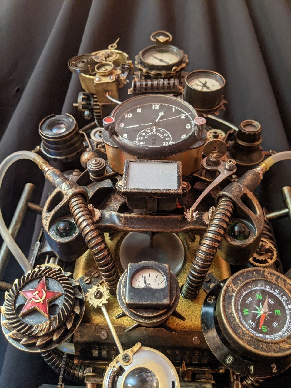 Steampunk Wall Clock to Order, From Three Week Free Delivery - Etsy