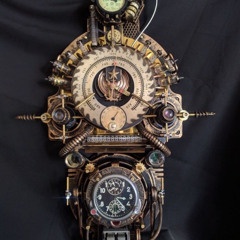 Futuristic Clock - Etsy