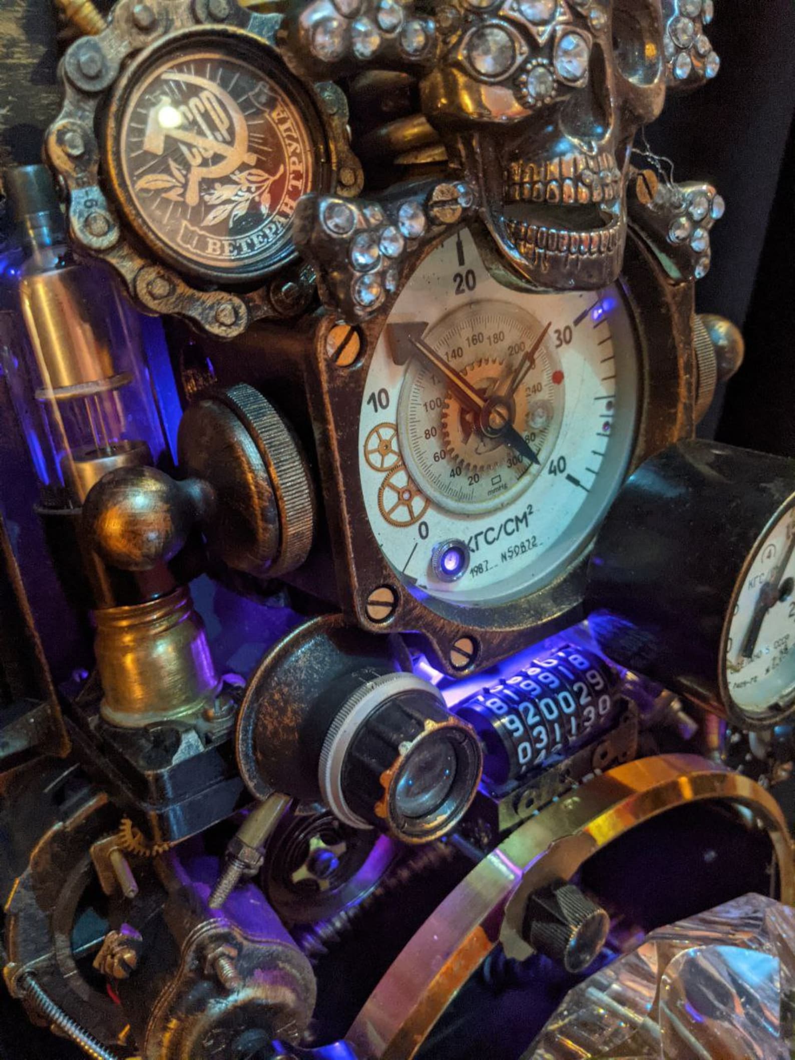 Steampunk Wall Clock (to Order, From Three Week ! Free Delivery!) - Etsy