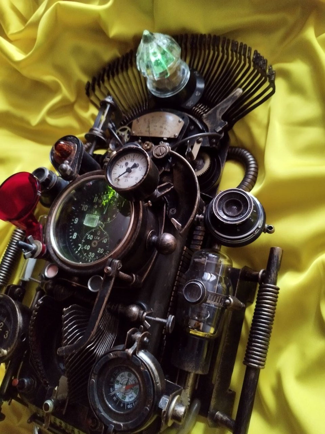 Steampunk Wall Clock to Order, From Three Week Free Delivery - Etsy