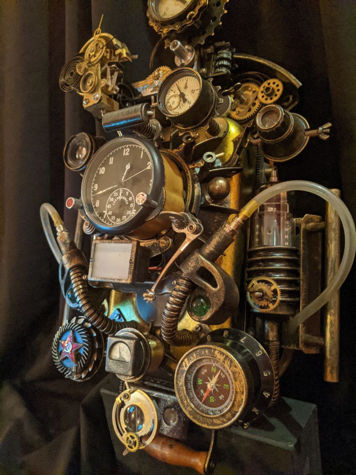 Steampunk Wall Clock (to Order, From Three Week ! Free Delivery!) - Etsy