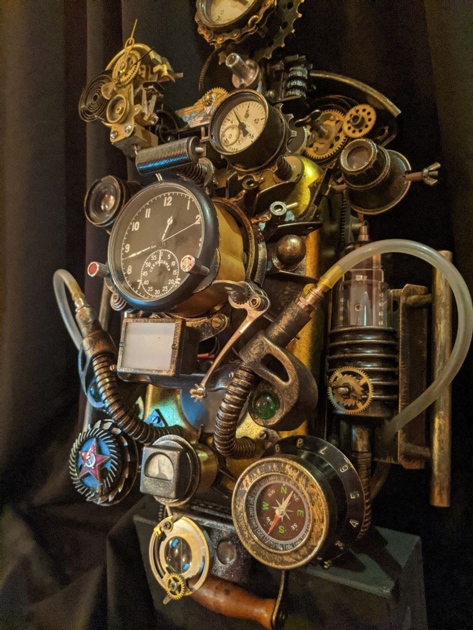 Steampunk Wall Clock (to Order, From Three Week ! Free Delivery!) - Etsy