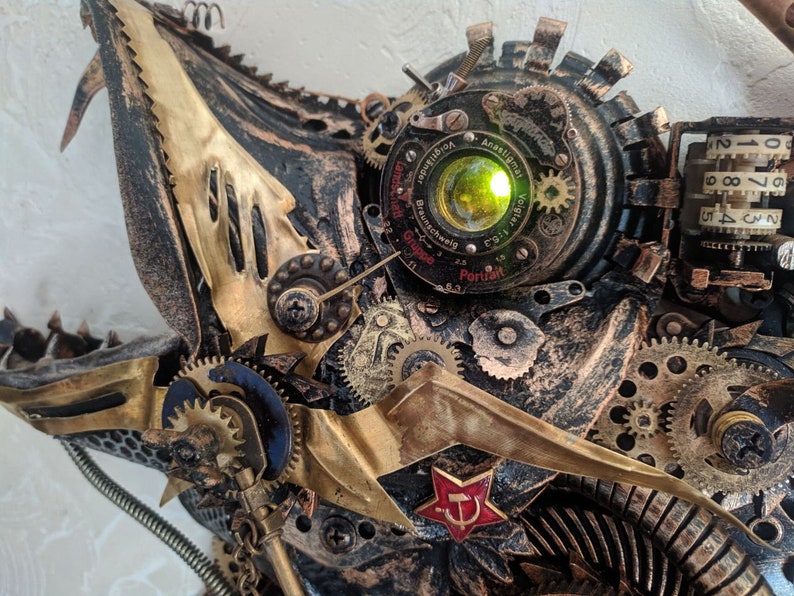 Steampunk Predatory Fish Demon (to Order, From Three Week !) - Etsy