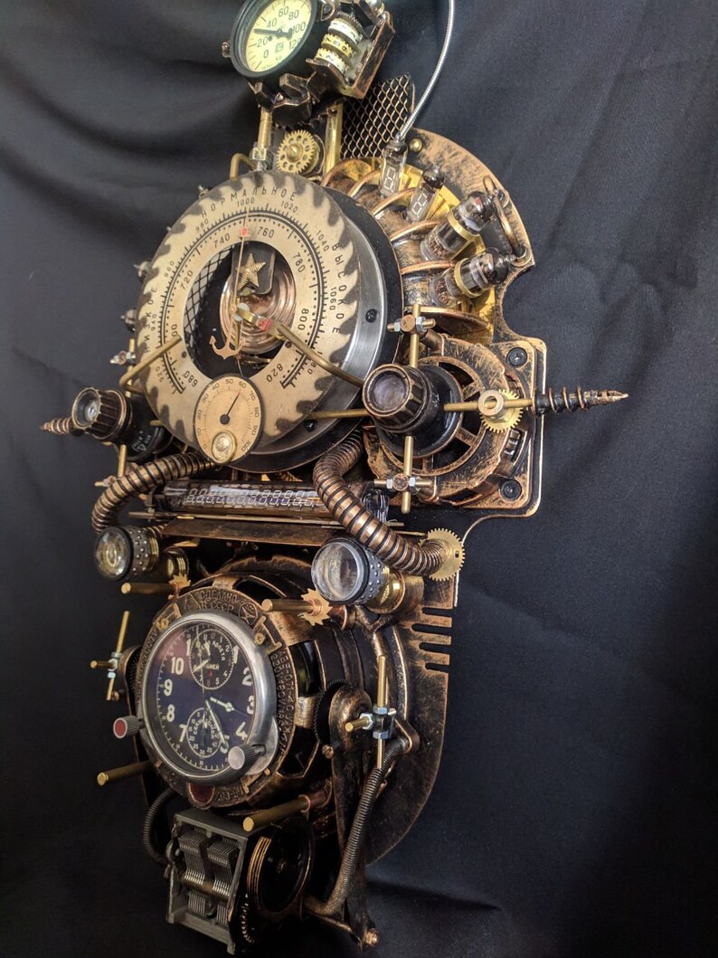 Large Wall Clock With Unique Style (on Order 3 Weeks) - Etsy