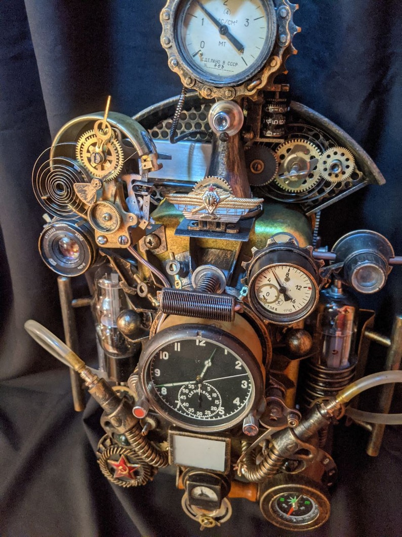 Steampunk Wall Clock (to Order, From Three Week ! Free Delivery!) - Etsy