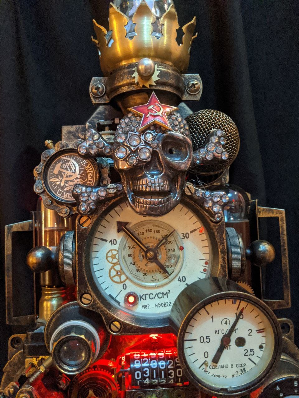 Steampunk Wall Clock to Order, From Three Week Free Delivery - Etsy