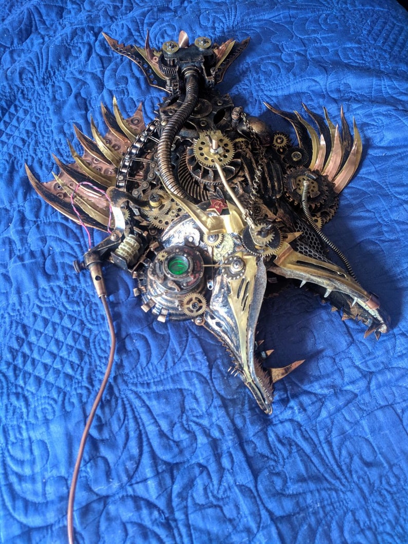 Steampunk Predatory Fish Demon (to Order, From Three Week !) - Etsy