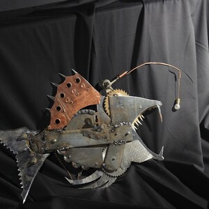 Steampunk Predatory Fish Demon - Etsy