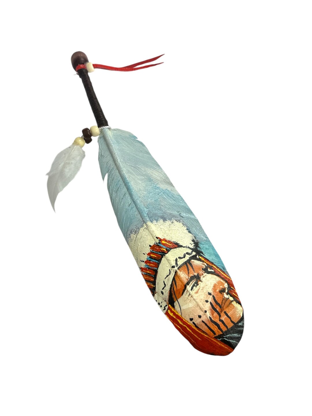 HAND PAINTED FEATHER , Southwest Art , Arts & Crafts , New , Decor ...