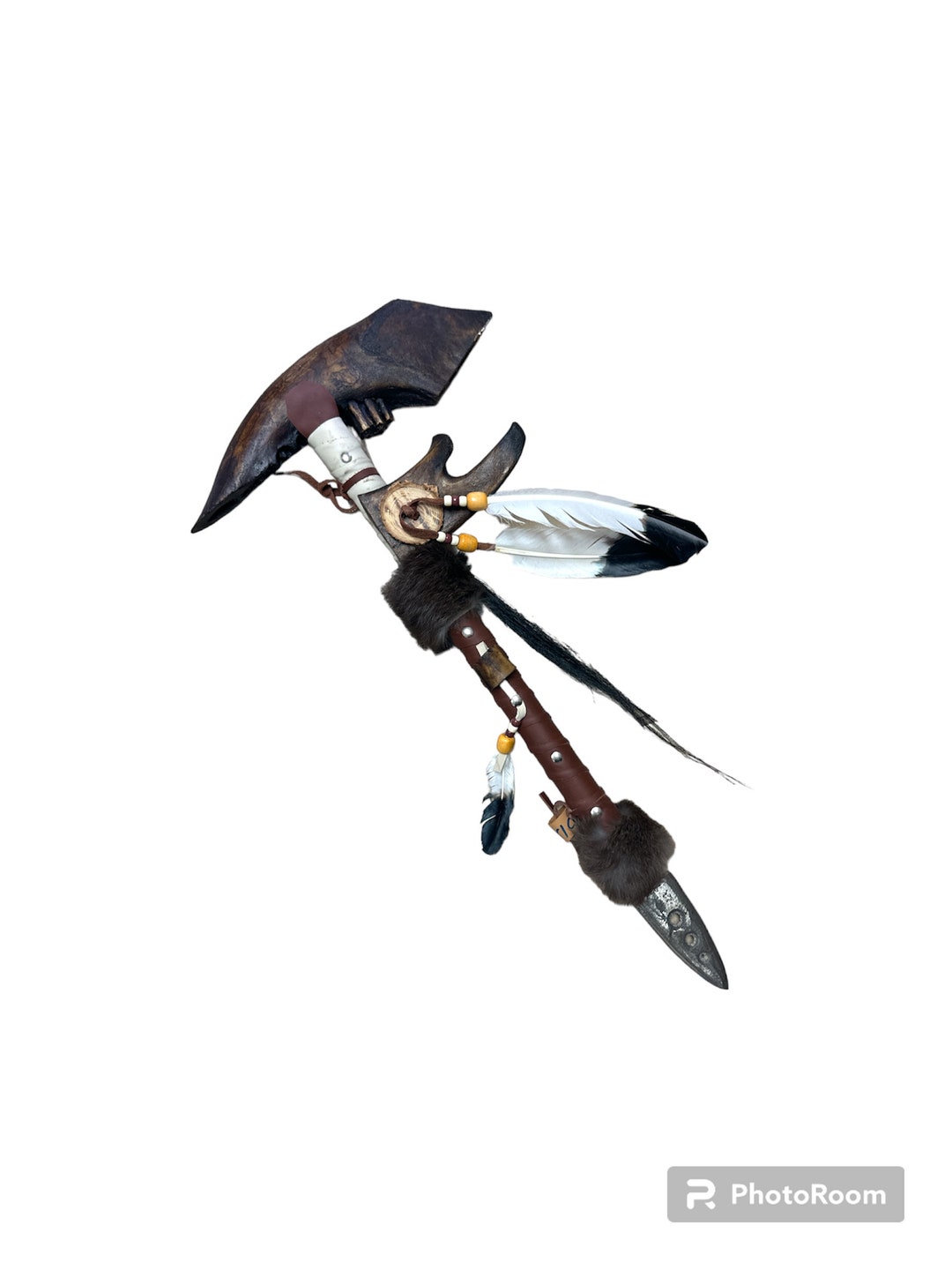 JAWBONE HATCHET SPEAR ,handmade , Real Jawbone , Axe , Southwest , Home ...