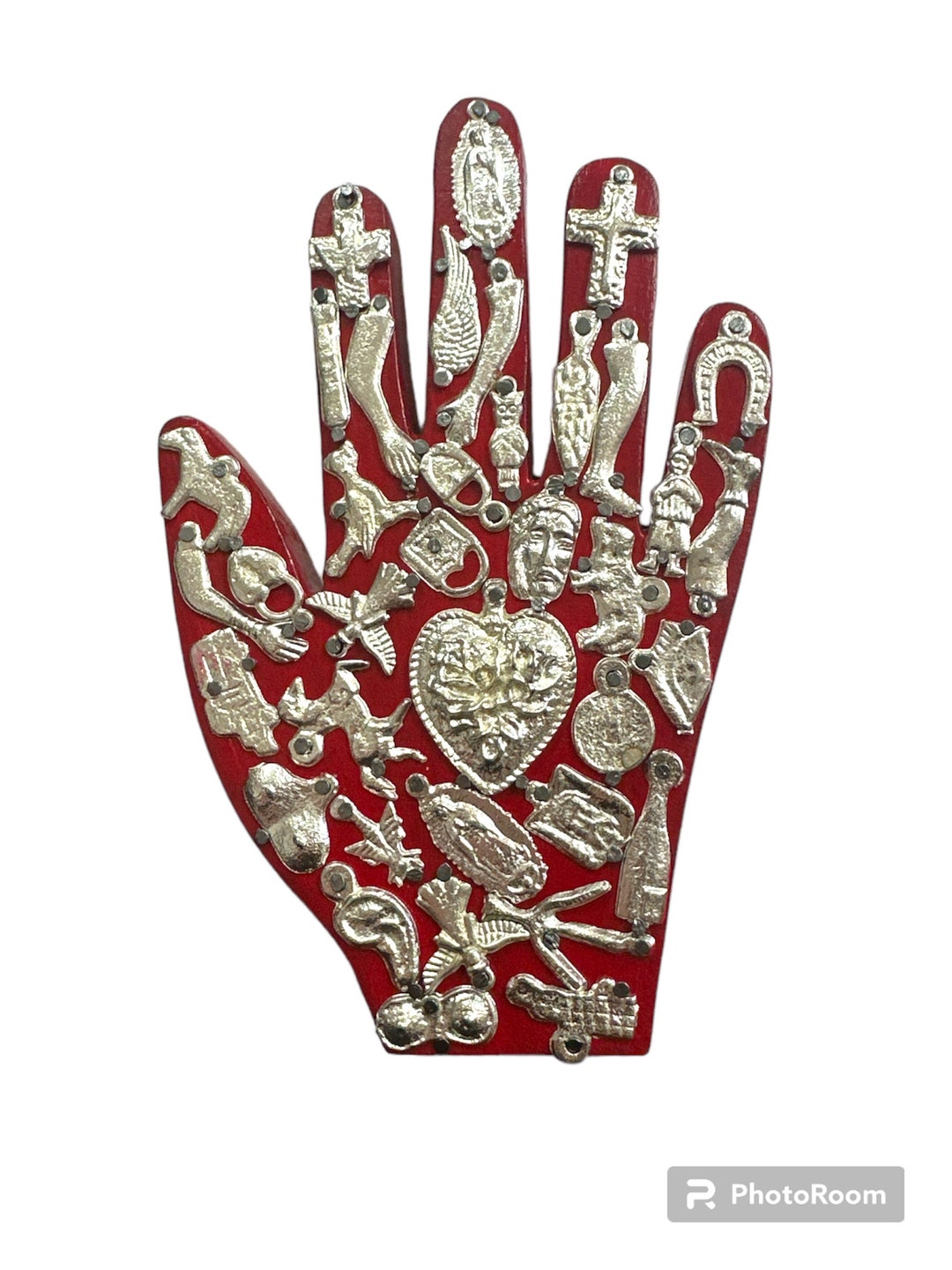 MILAGROS HAND , Real Wood, Milagros , Mexican Folk Art, Made in Mexico ...