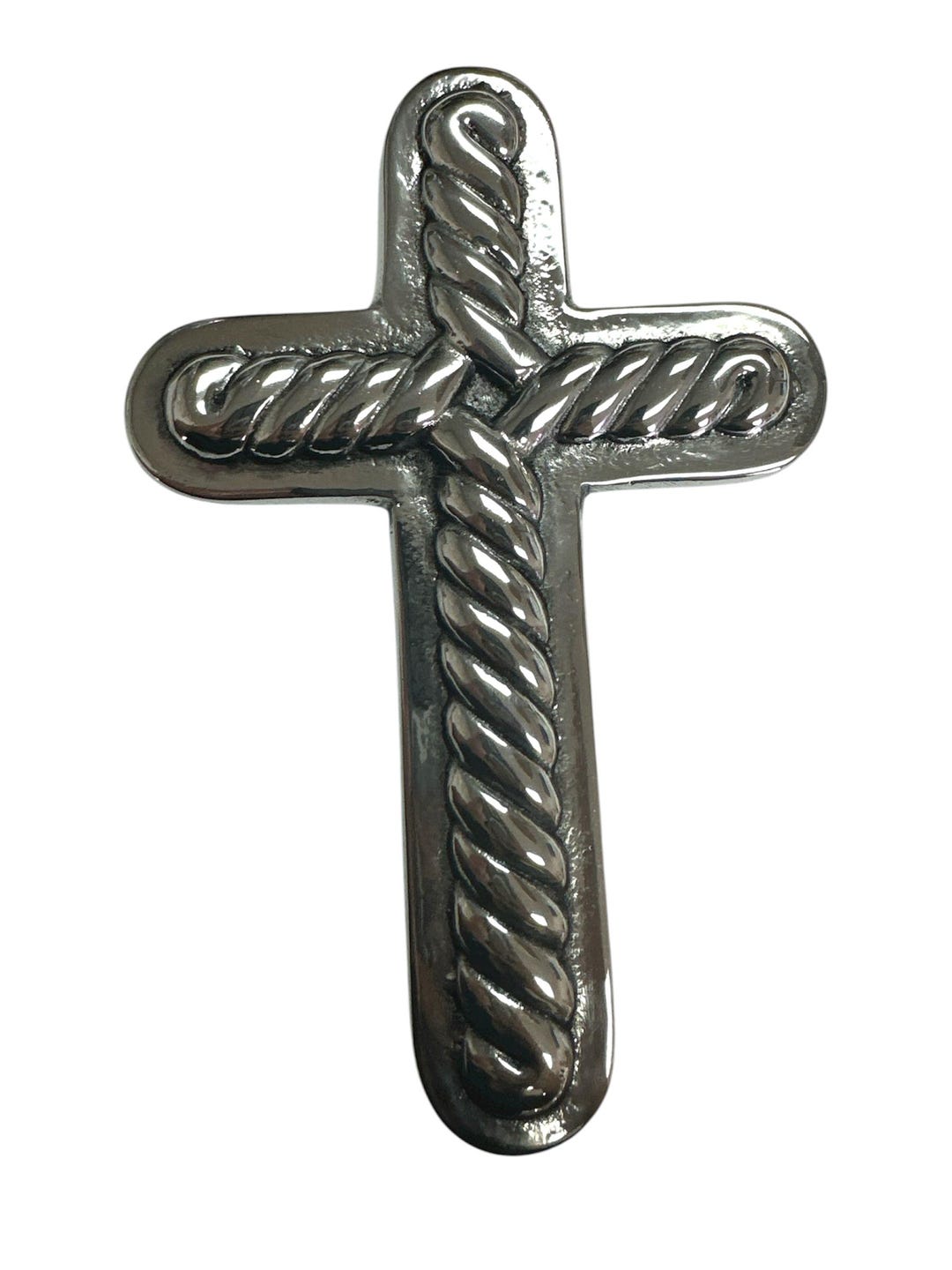 ONE PEWTER CROSS , Hand Made ,religious , Silver , Gift , 004 - Etsy